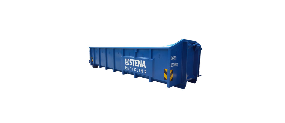 Kontener stalowy 18 m3 otwarty | Stena Recycling PL